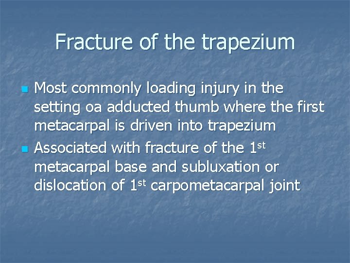Fractures and dislocations of the wrist Dr Ihab