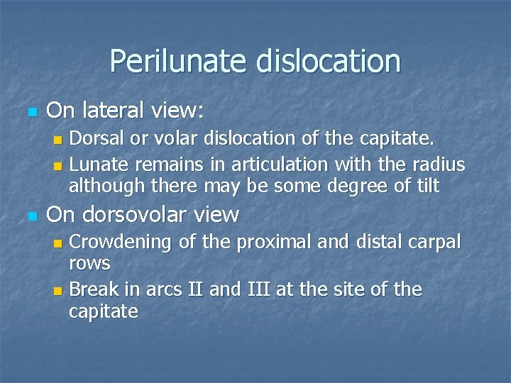 Fractures and dislocations of the wrist Dr Ihab