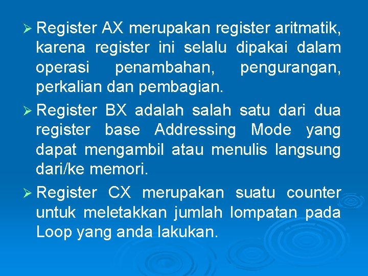 SISTEM BILANGAN DAN REGISTER Minggu1 SISTEM BILANGAN DAN