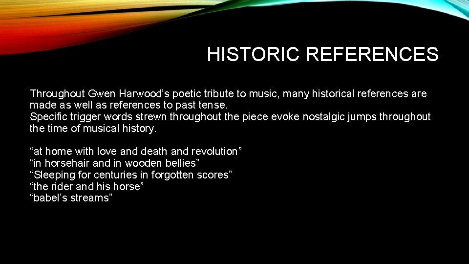 GWEN HARWOOD SELECTED POEMS TO MUSIC By Chace