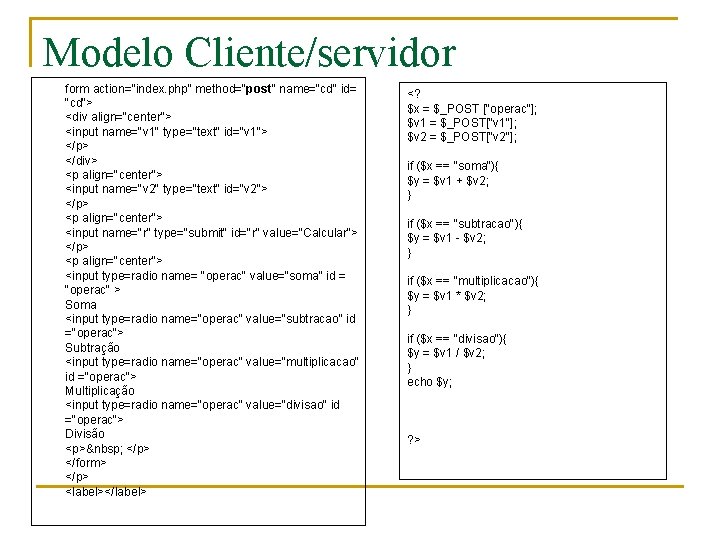 Redes de computadores II Modelo Clienteservidor Prof Diovani