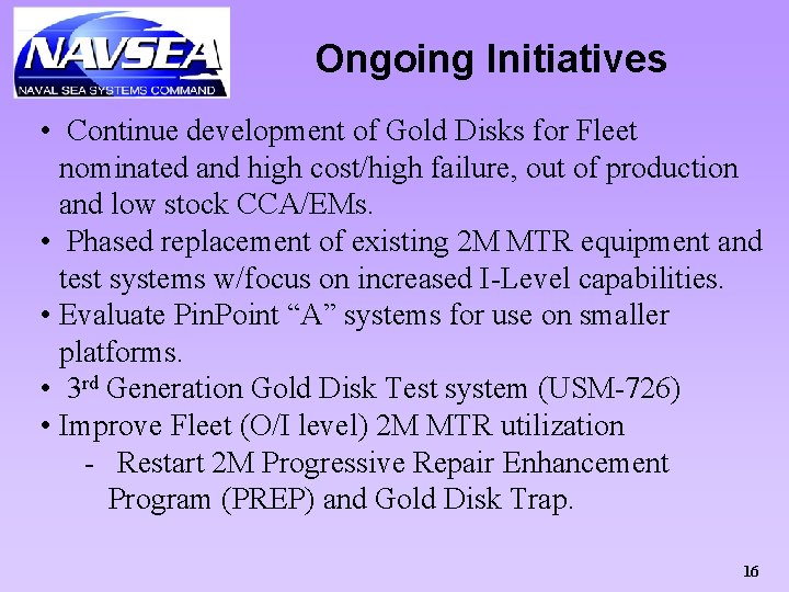MiniatureMicrominiature 2 M Module Test Repair MTR Program