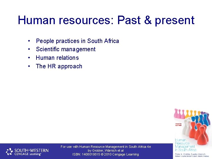 Human Resource Management in South Africa FOURTH EDITION