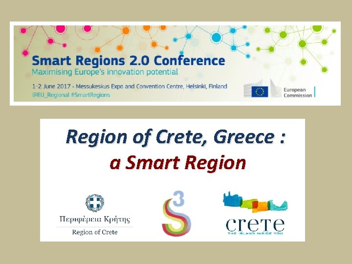 Region of Crete Greece a Smart Region Region