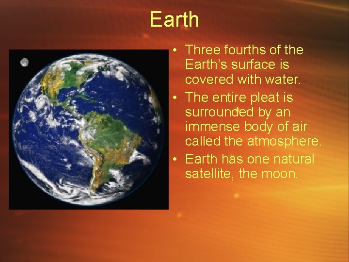 Our Solar System Fifth Grade Presentation By Andrea