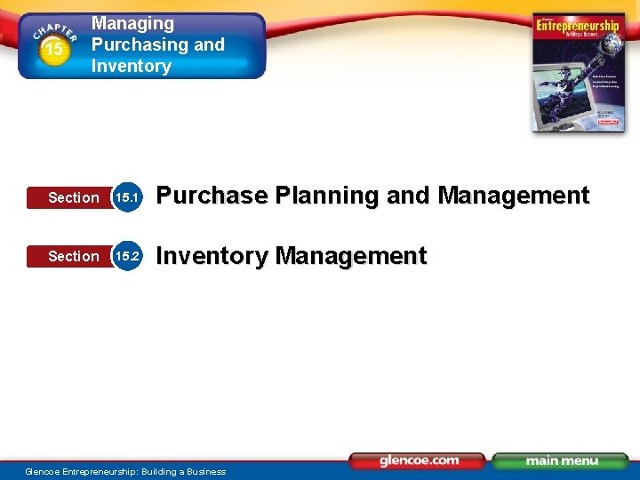 15 Managing Purchasing and Inventory Section 15 1