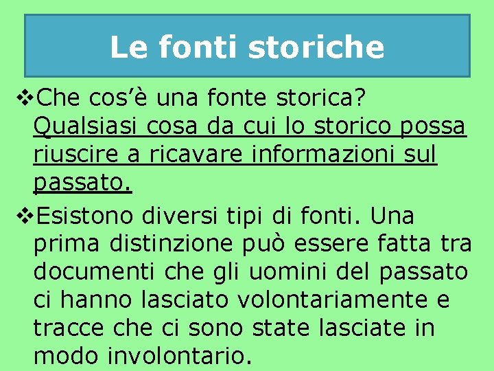 Che cos la STORIA v La storia la