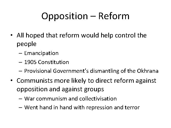 Russia and its Rulers 1855 1964 An overview