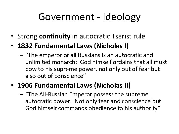 Russia and its Rulers 1855 1964 An overview