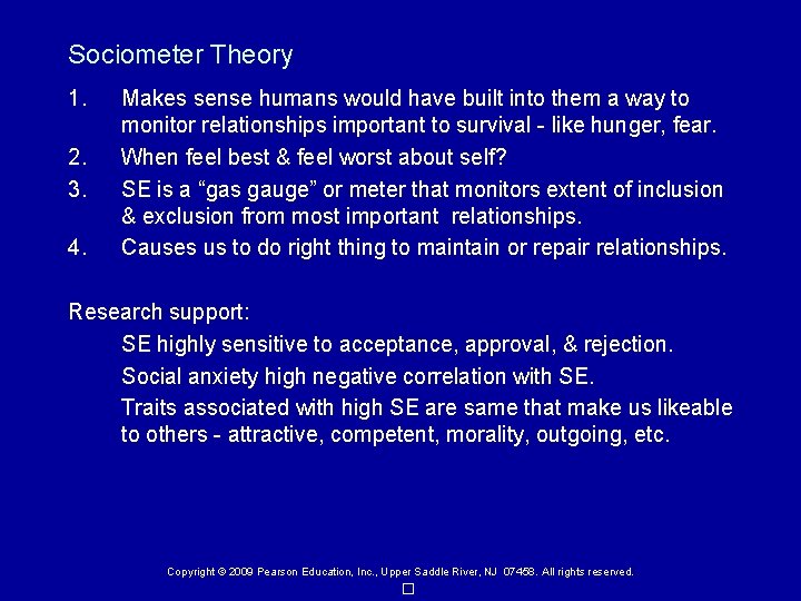 Positive Traits and WellBeing Trait enduring stable internal