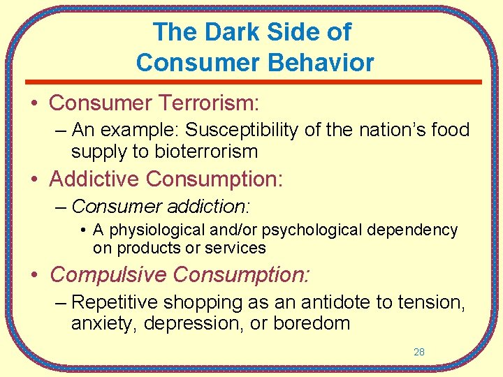 Consumers Rule Chapter 1 Factors in Consumer Behavior