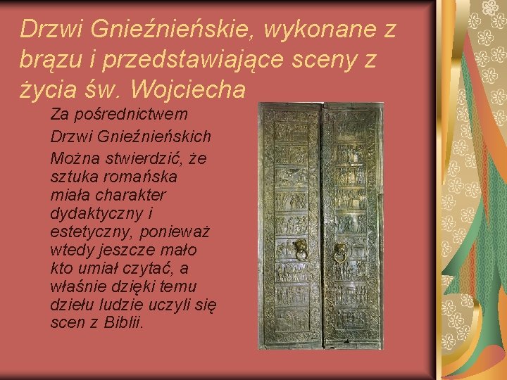 Prezentacja multimedialna o stylach Romaskim Gotyckim Styl romaski