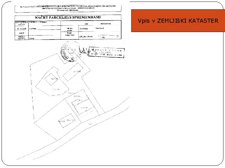 Kataster stavb Pravilnik o vpisih v kataster stavb