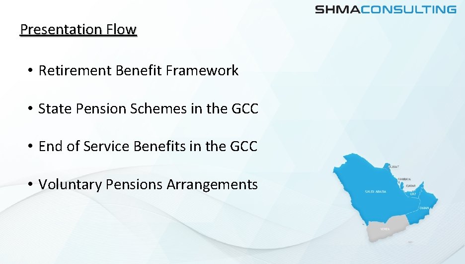 Legal Framework in respect of Retirement Benefits in