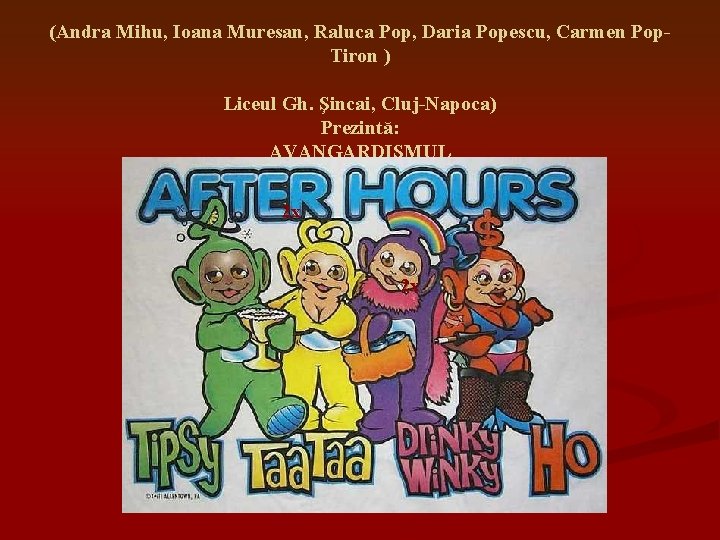 Andra Mihu Ioana Muresan Raluca Pop Daria Popescu