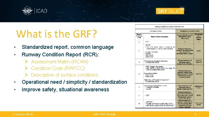 GRF Be Aware Get Ready Paul Adamson Technical