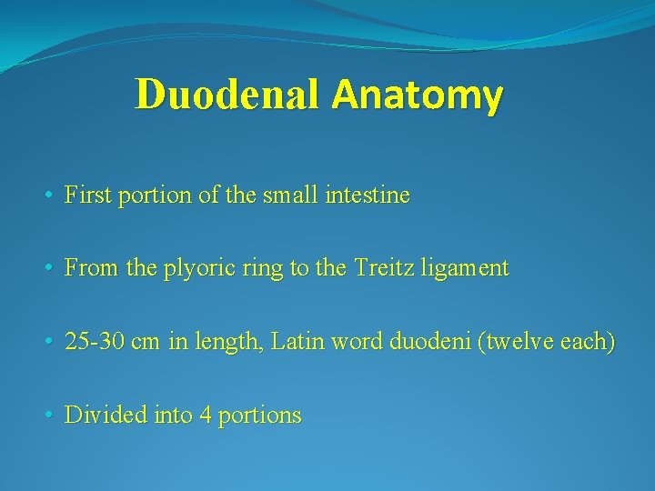 Duodenal Injuries Taichiro Tsunoyama Introduction Duodenal injuries are