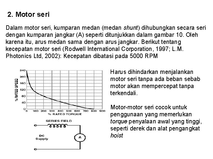 KULIAH MOTOR DC KONSTRUKSI MOTOR DC Axial current
