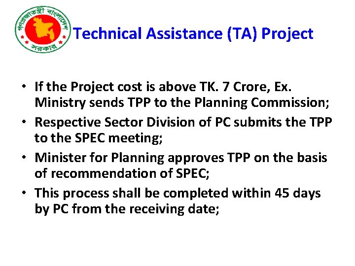 Public Sector Development Project Preparation Approval and Revision