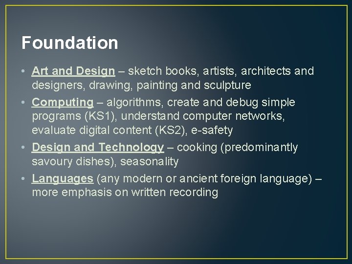 Ryarsh Primary School New Curriculum New Assessment Approach