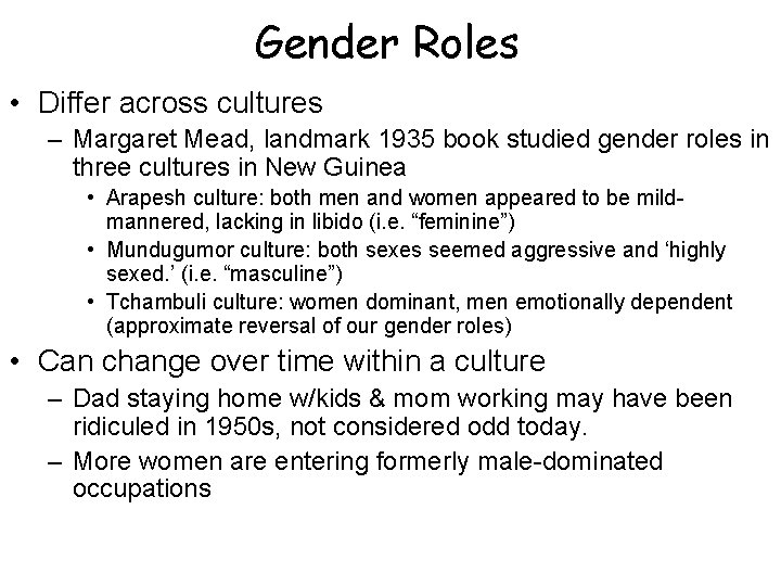Chapter 3 Gender Issues Male Female Masculine Feminine