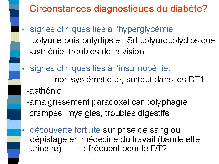 LE DIABETE Cours Diabte 1 partie Ecole IDE