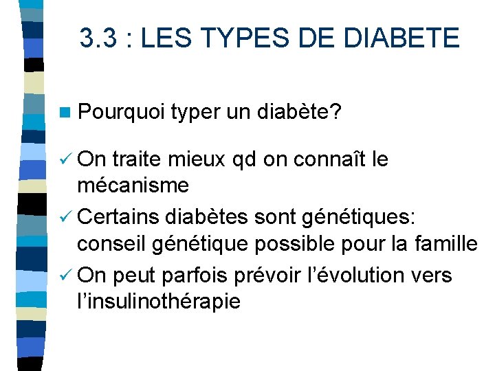 LE DIABETE Cours Diabte 1 partie Ecole IDE