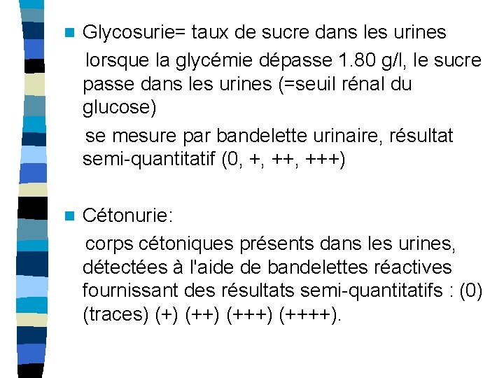 LE DIABETE Cours Diabte 1 partie Ecole IDE