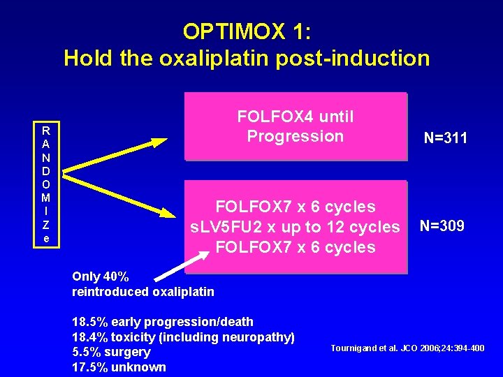 Intermittent versus Continuous Systemic Therapy for Metastatic Colorectal