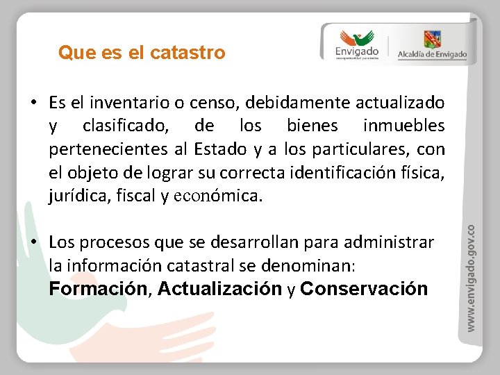 Que es el catastro Es el inventario o