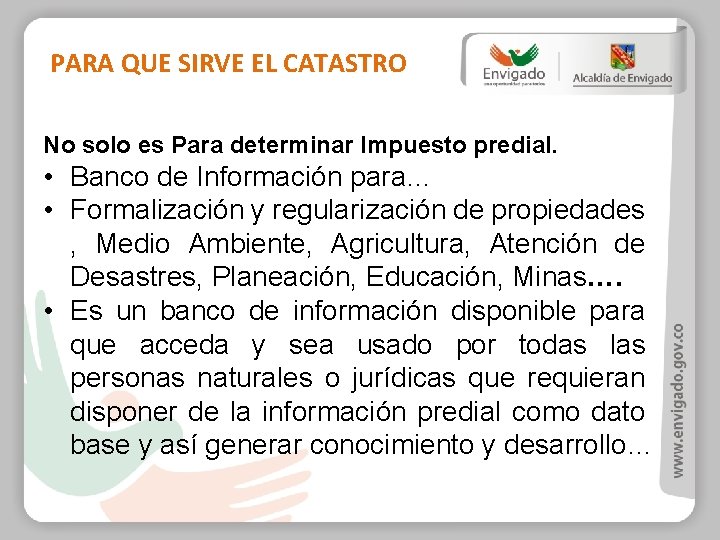 Que es el catastro Es el inventario o