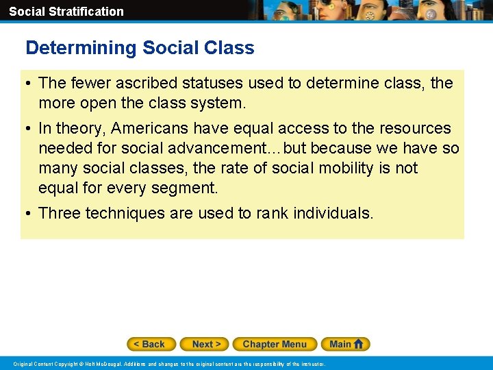 Social Stratification Social Inequality Unit Original Content Copyright
