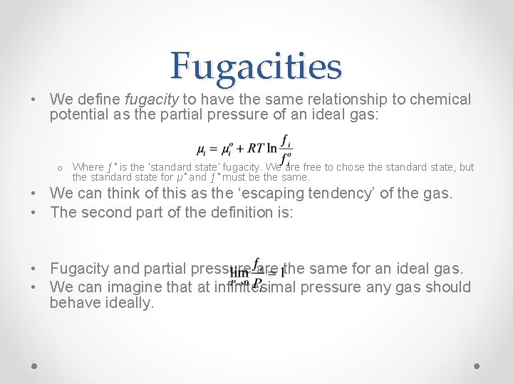 Real Solutions Lecture 7 Three Kinds of Behavior