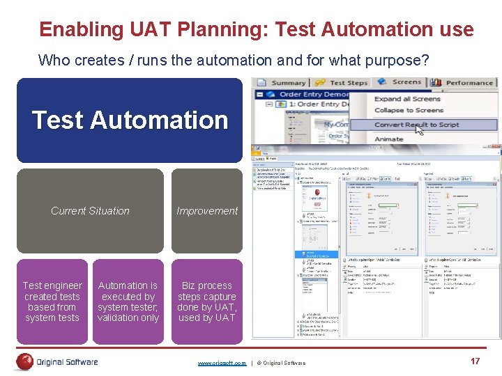 Making UAT More Effective Jim Trentadue Software Quality