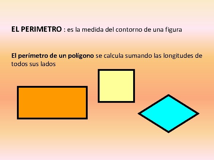 PERIMETRO DE FIGURAS PLANAS 3 BSICO GEOMETRA PROFESORA