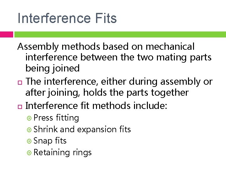 MECHANICAL ASSEMBLY 2002 John Wiley Sons Inc M