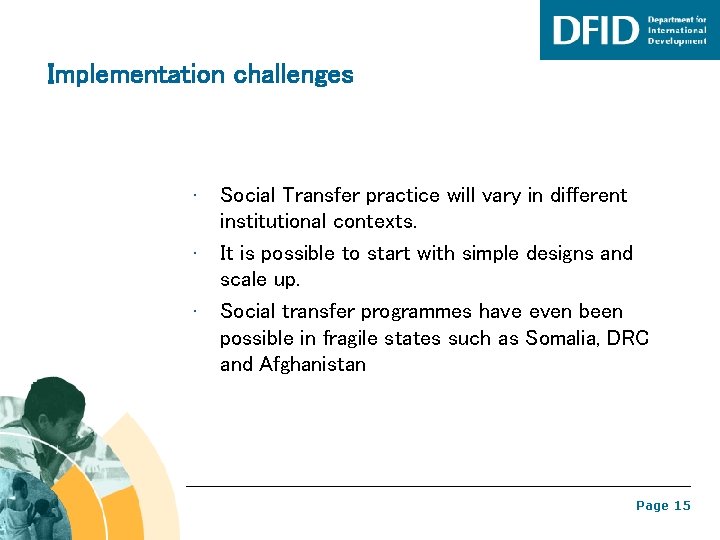 Social Transfers to Tackle Child Poverty Sonya Sultan