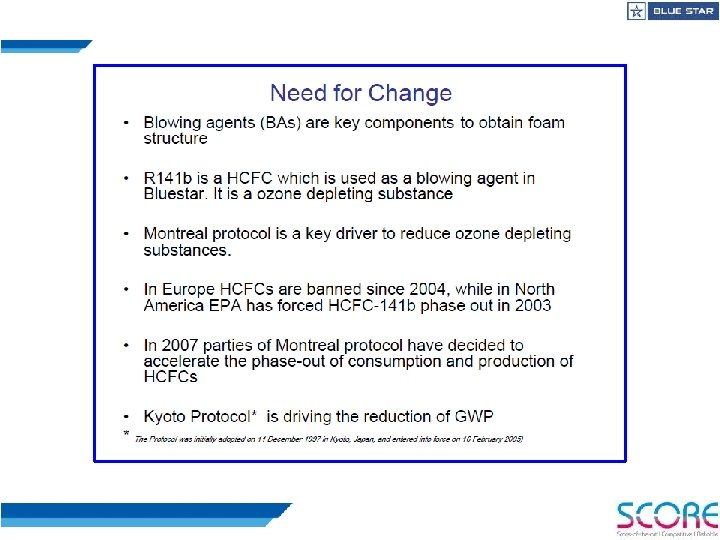 Blue Star Limited Cyclopentane Set Up Blue Star