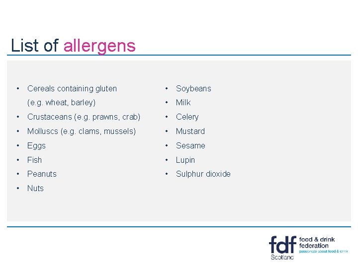 Understanding and using food labels What information is