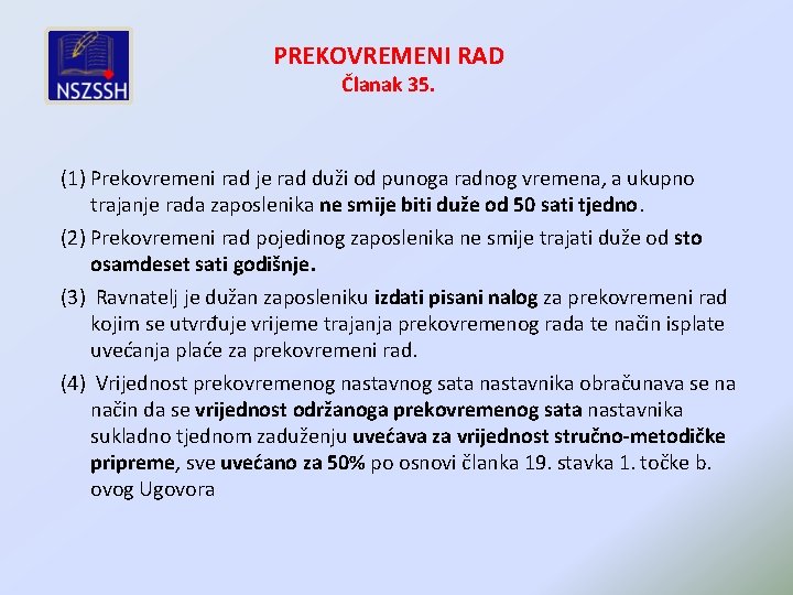 KOLEKTIVNI UGOVOR ZA ZAPOSLENIKE U SREDNJOKOLSKIM USTANOVAMA PARAFIRANI