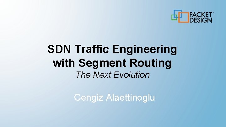 SDN Traffic Engineering with Segment Routing The Next