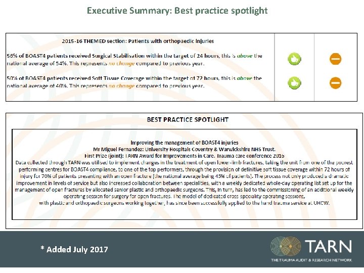 Published Reports The Trauma Audit Research Network TARN