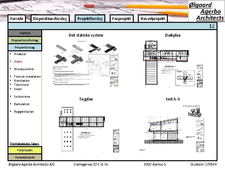 Forside Dispositionsforslag Projektforslag Forprojekt Hovedprojekt ...