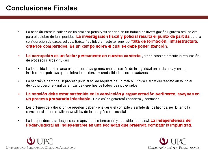 El valor de la prueba en los procesos