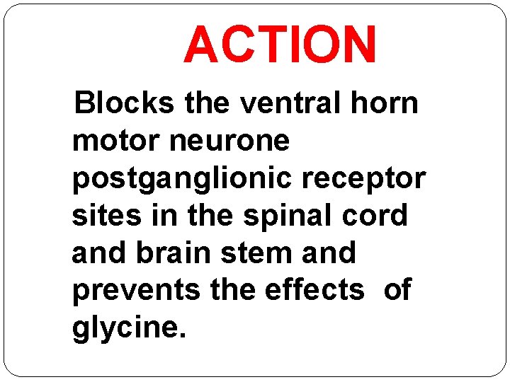SPINAL POISON NUX VOMICA DR SANJU S ASSISTANT
