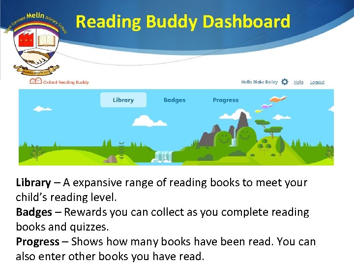 Welcome to Introducing Oxford Reading Buddy We have