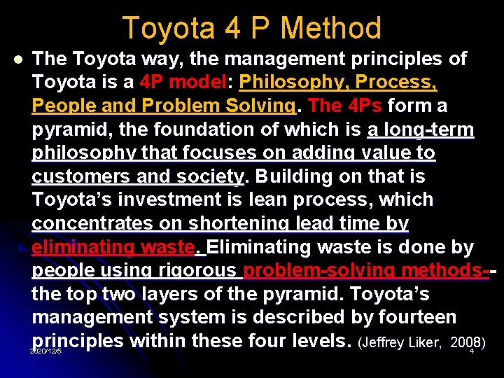 Toyota Culture Toyotas Educational Challenge Production System and