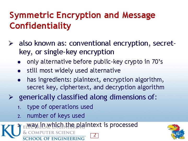 Computer Security Principles and Practice Chapter 20 Symmetric