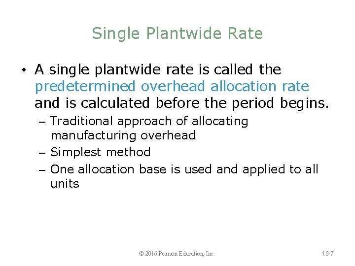 Chapter 19 Cost Management Systems Activity Based JustIn