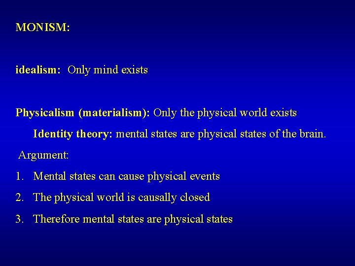 Mind body problem What is the relationship between